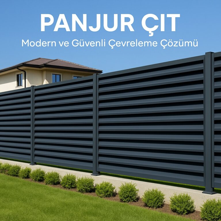 Panjur Çit Modelleri | Güvenli ve Estetik Villa Çiti